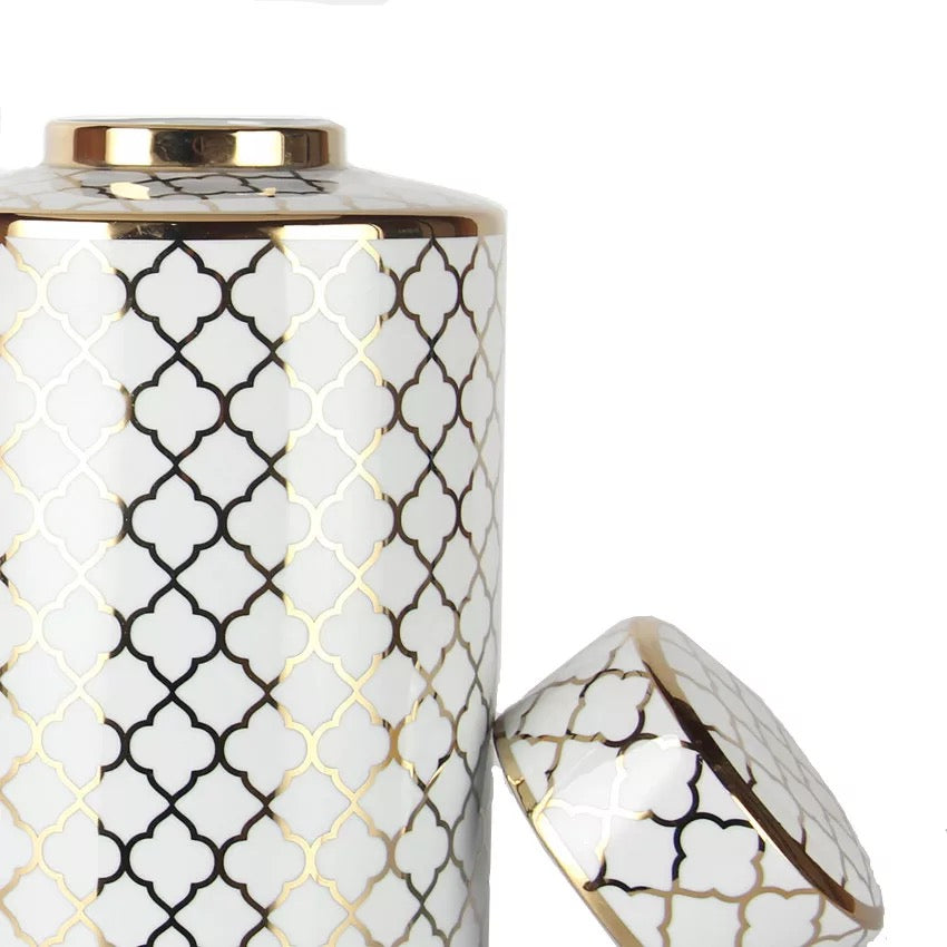 Luxury ceramic storage jars J120 – reddiamondfurniture