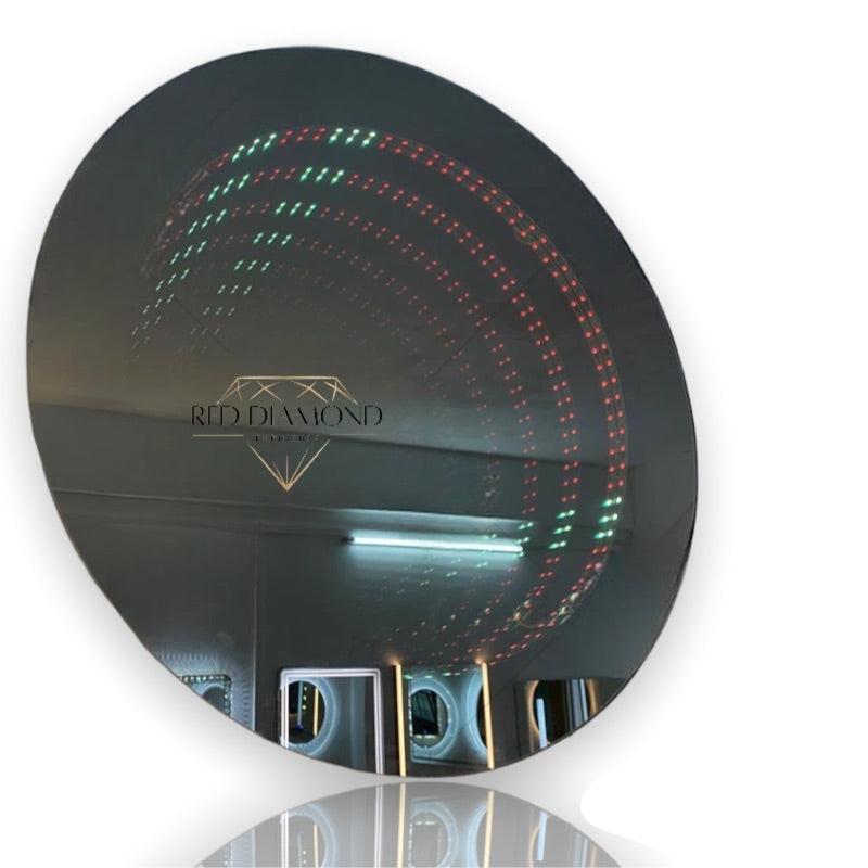LED wall-mounted frameless light tunnel mirror WXDL-114 ...